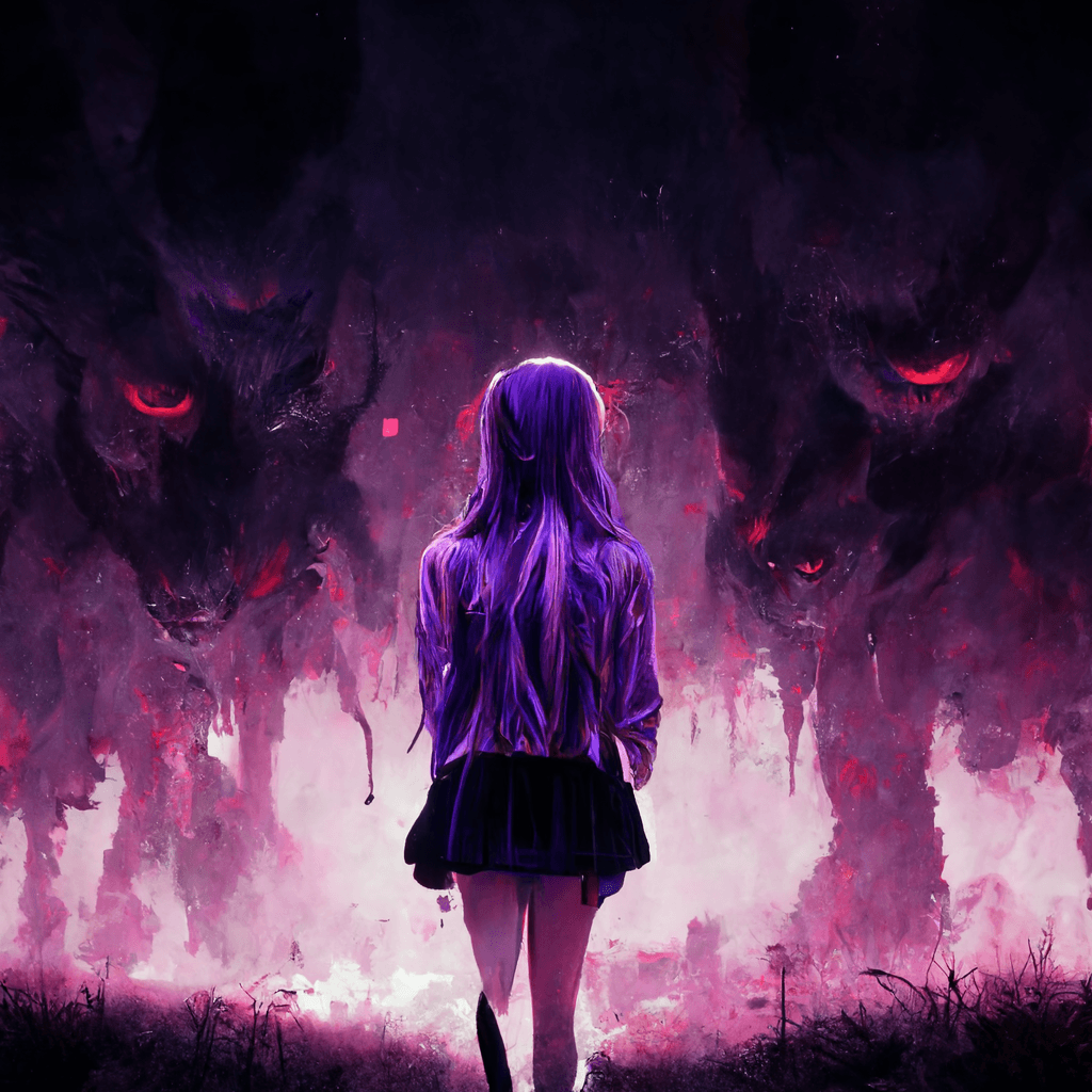 Purple Girl Wallpapers 4k Hd Purple Girl Backgrounds On Wallpaperbat