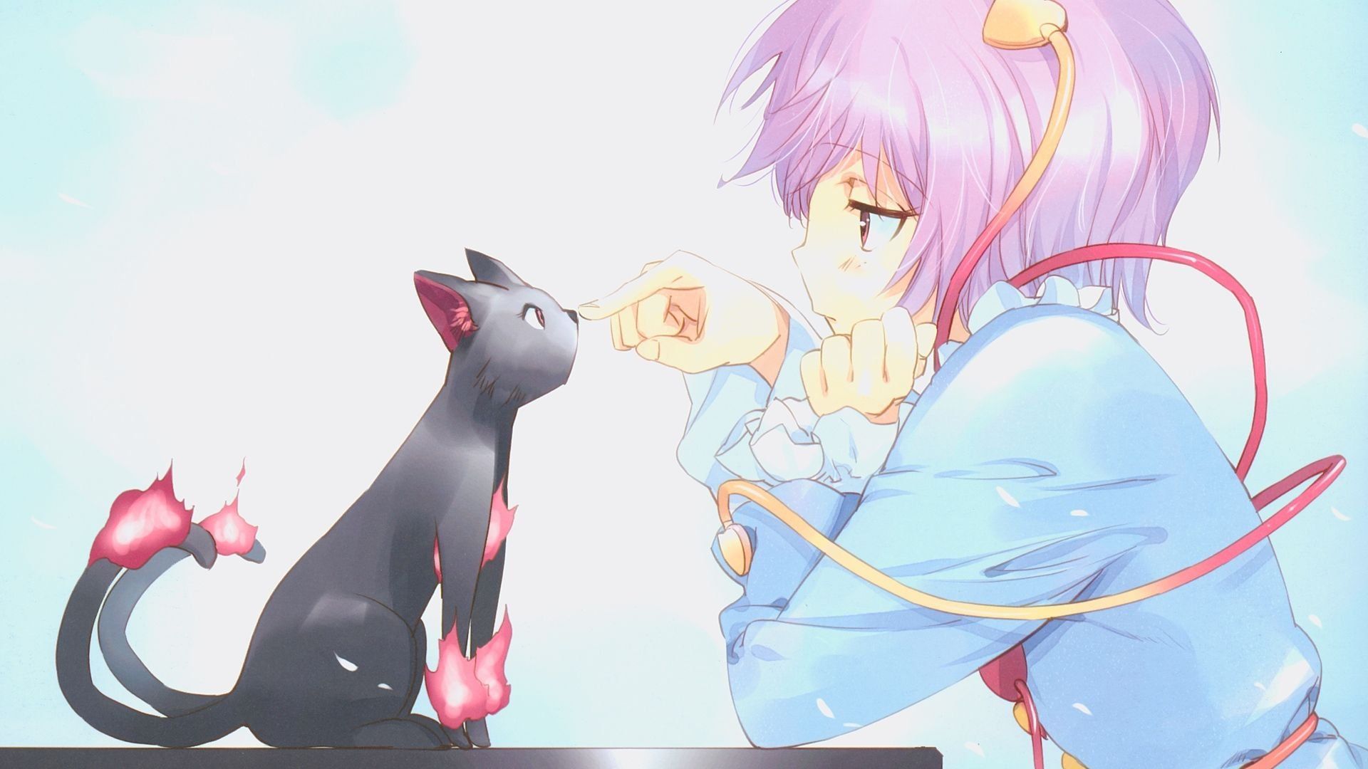 Anime Cat Wallpapers 4k Hd Anime Cat Backgrounds On Wallpaperbat