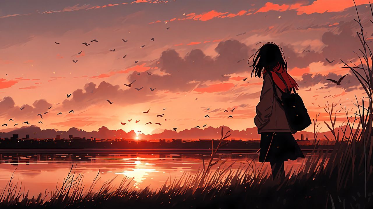 Anime Girl Sunset Wallpapers - 4k, HD Anime Girl Sunset Backgrounds on ... Anime Girl Sunset Wallpapers - 4k, HD Anime Girl Sunset Backgrounds on ...