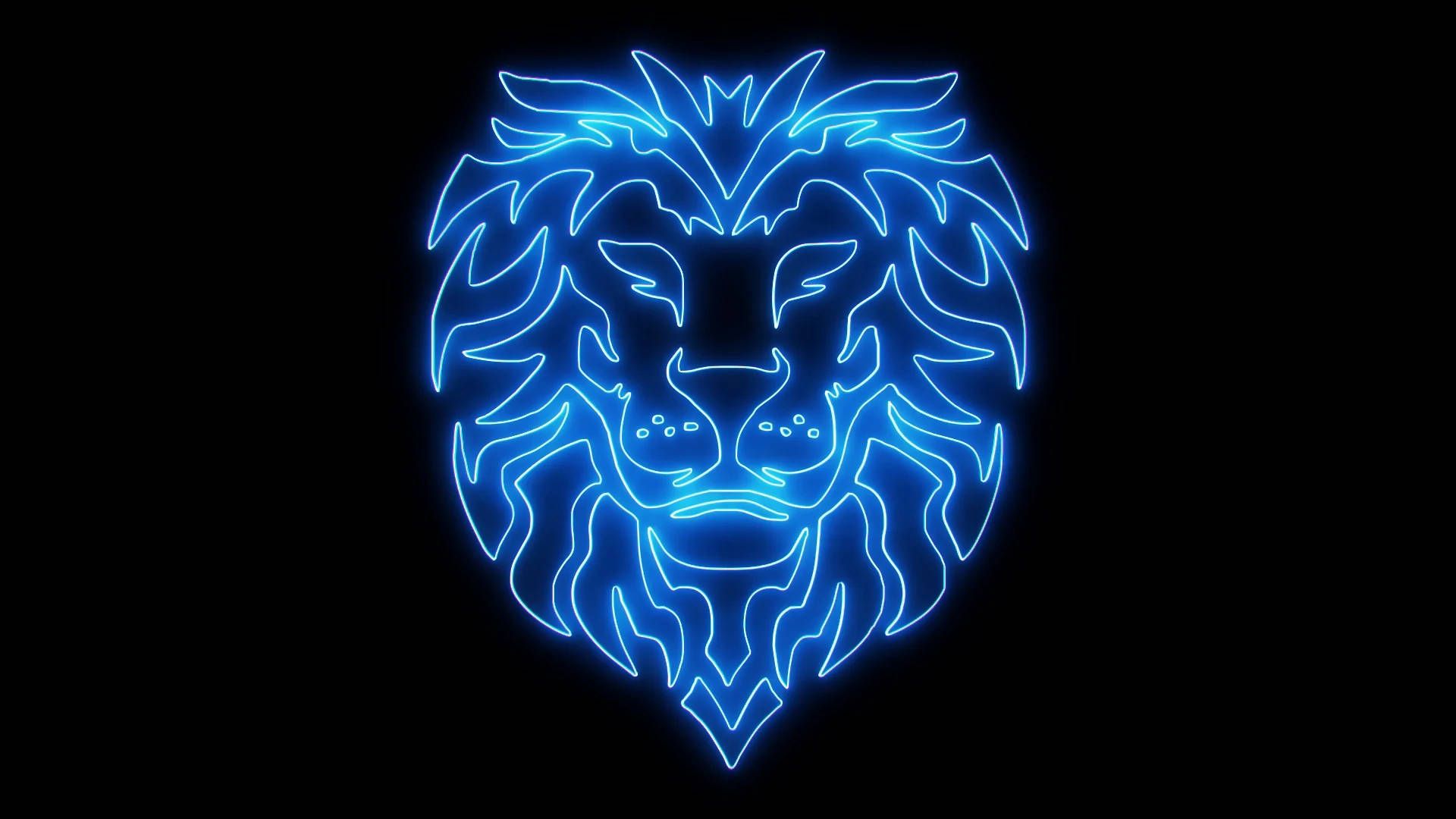 Neon Lion Wallpapers 4k Hd Neon Lion Backgrounds On Wallpaperbat