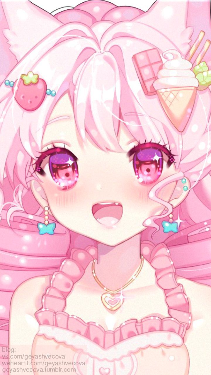 Pink Anime Girl Wallpapers 4k Hd Pink Anime Girl Backgrounds On Wallpaperbat