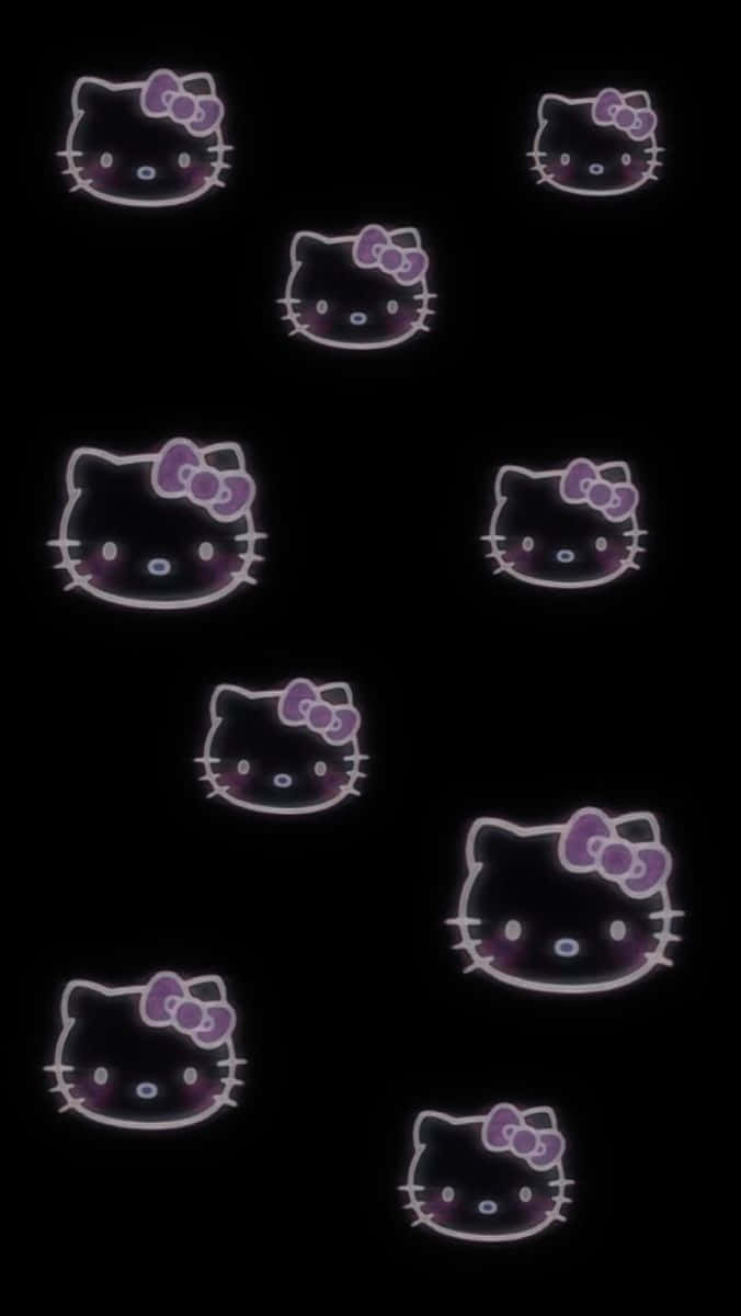 Hello Kitty Dark Wallpapers 4k Hd Hello Kitty Dark Backgrounds On Wallpaperbat
