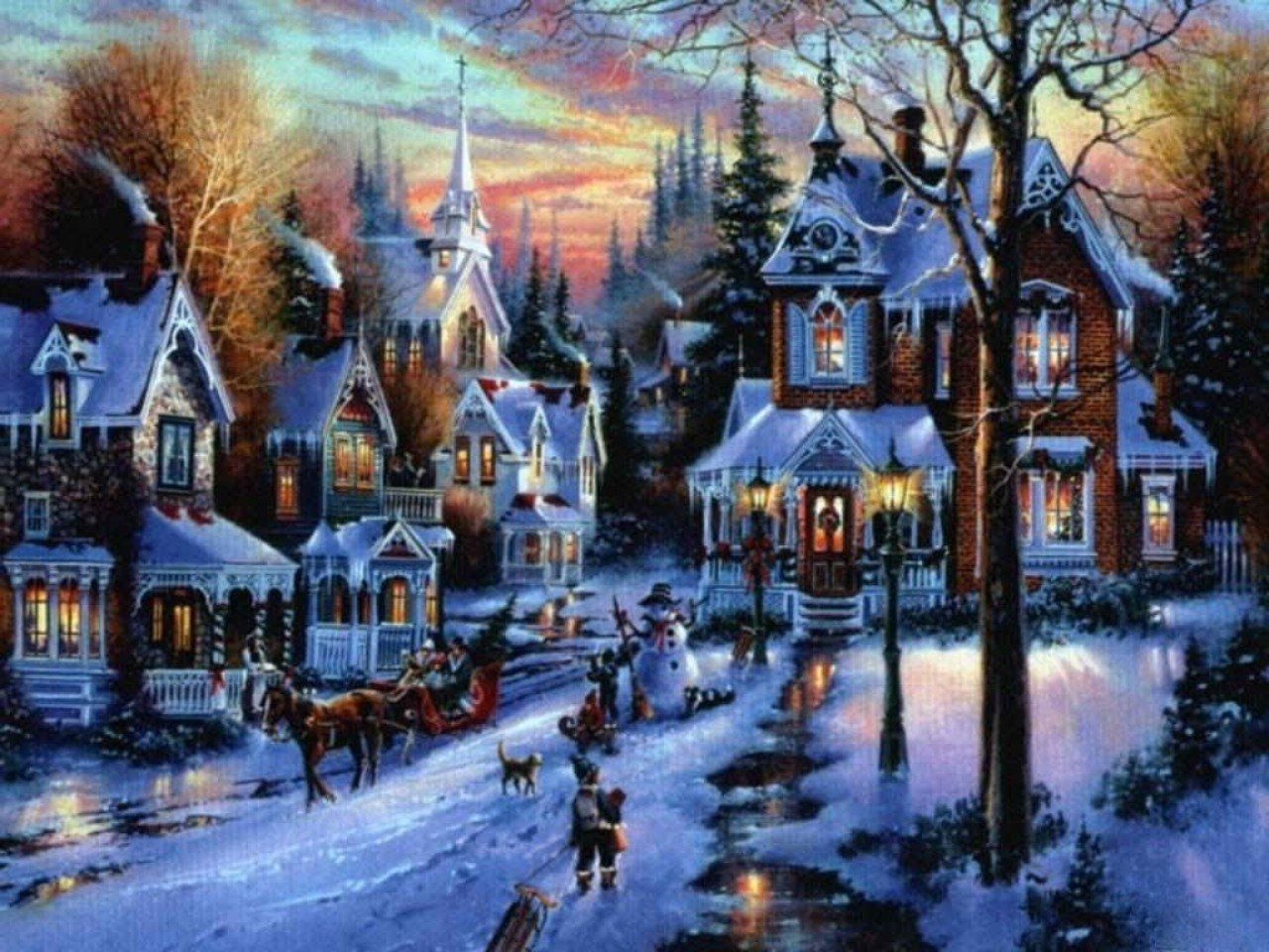 Snowy Village Wallpapers - 4k, HD Snowy Village Backgrounds on WallpaperBat Snowy Village Wallpapers - 4k, HD Snowy Village Backgrounds on WallpaperBat