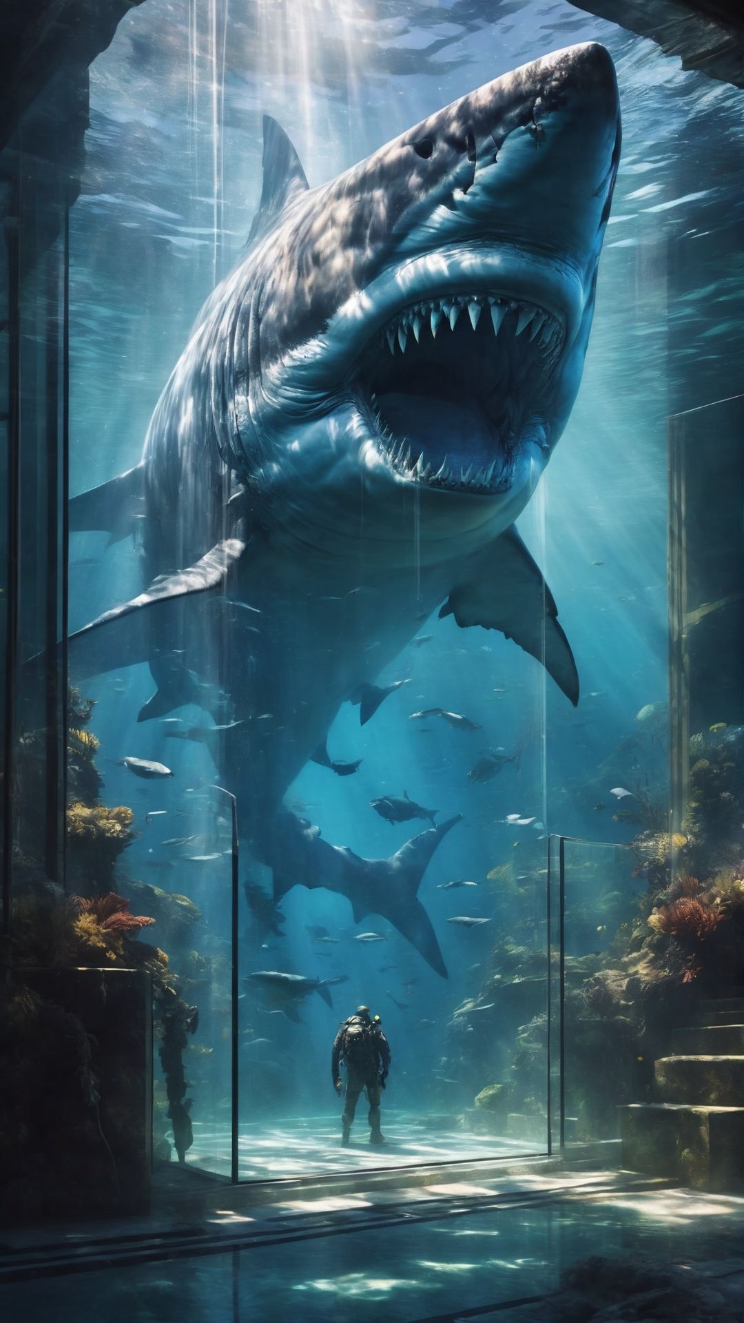 Megalodon Wallpapers 4k Hd Megalodon Backgrounds On Wallpaperbat