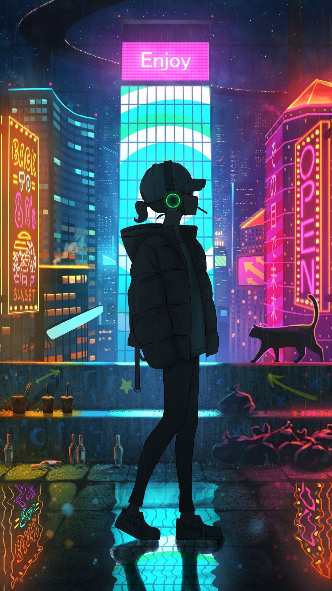 Anime Neon City Wallpapers - 4k, HD Anime Neon City Backgrounds on ... Anime Neon City Wallpapers - 4k, HD Anime Neon City Backgrounds on ...
