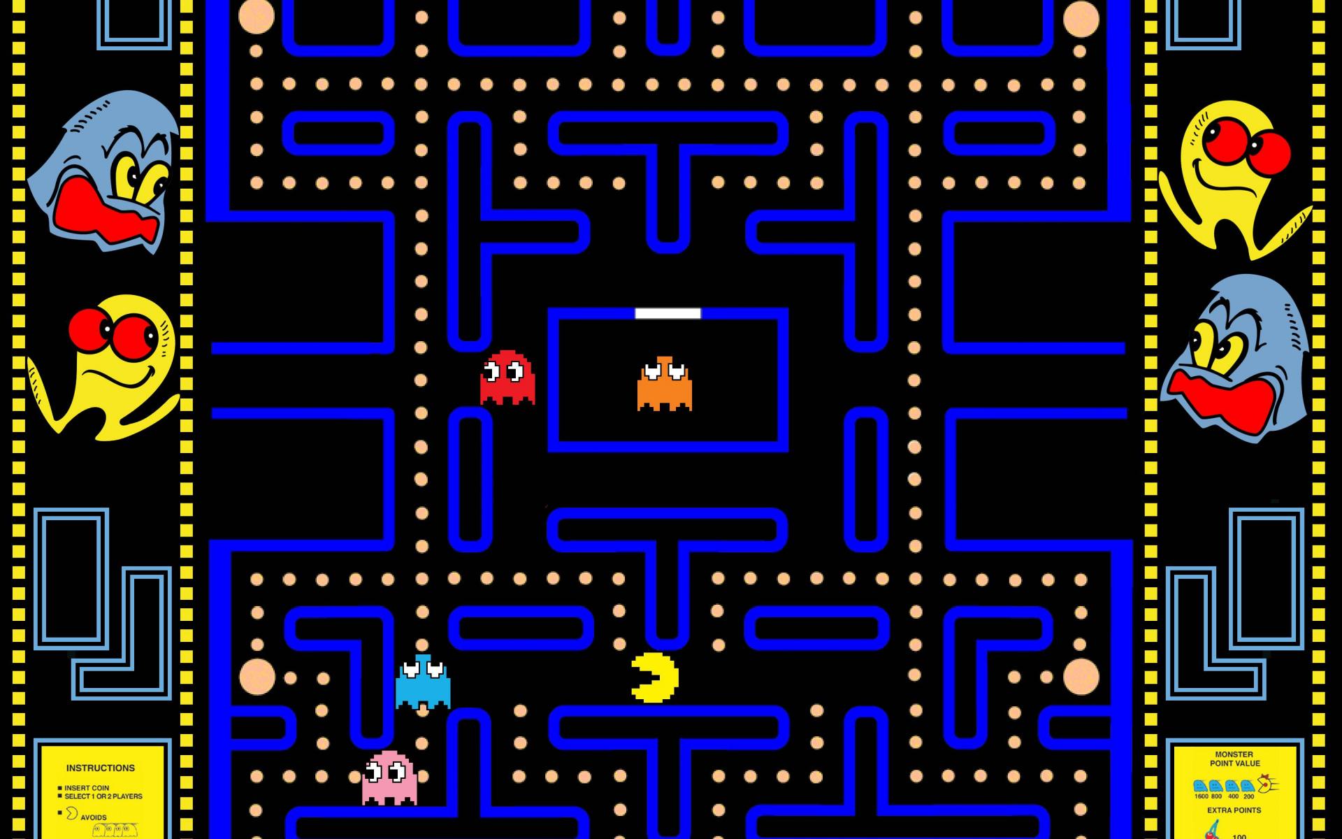 Pacman Wallpapers 4k HD Pacman Backgrounds On WallpaperBat