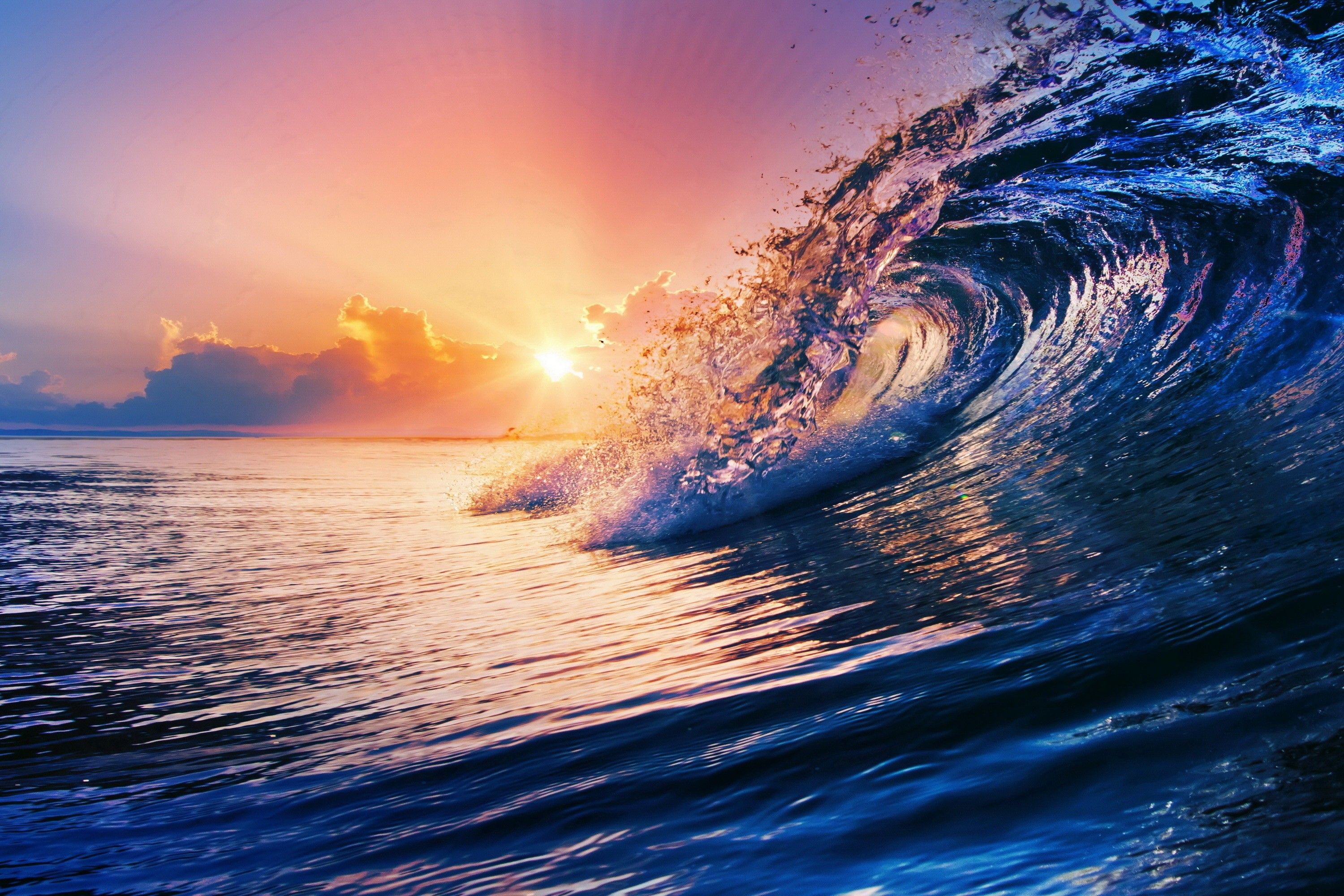 Ocean Waves Wallpapers 4k HD Ocean Waves Backgrounds On WallpaperBat