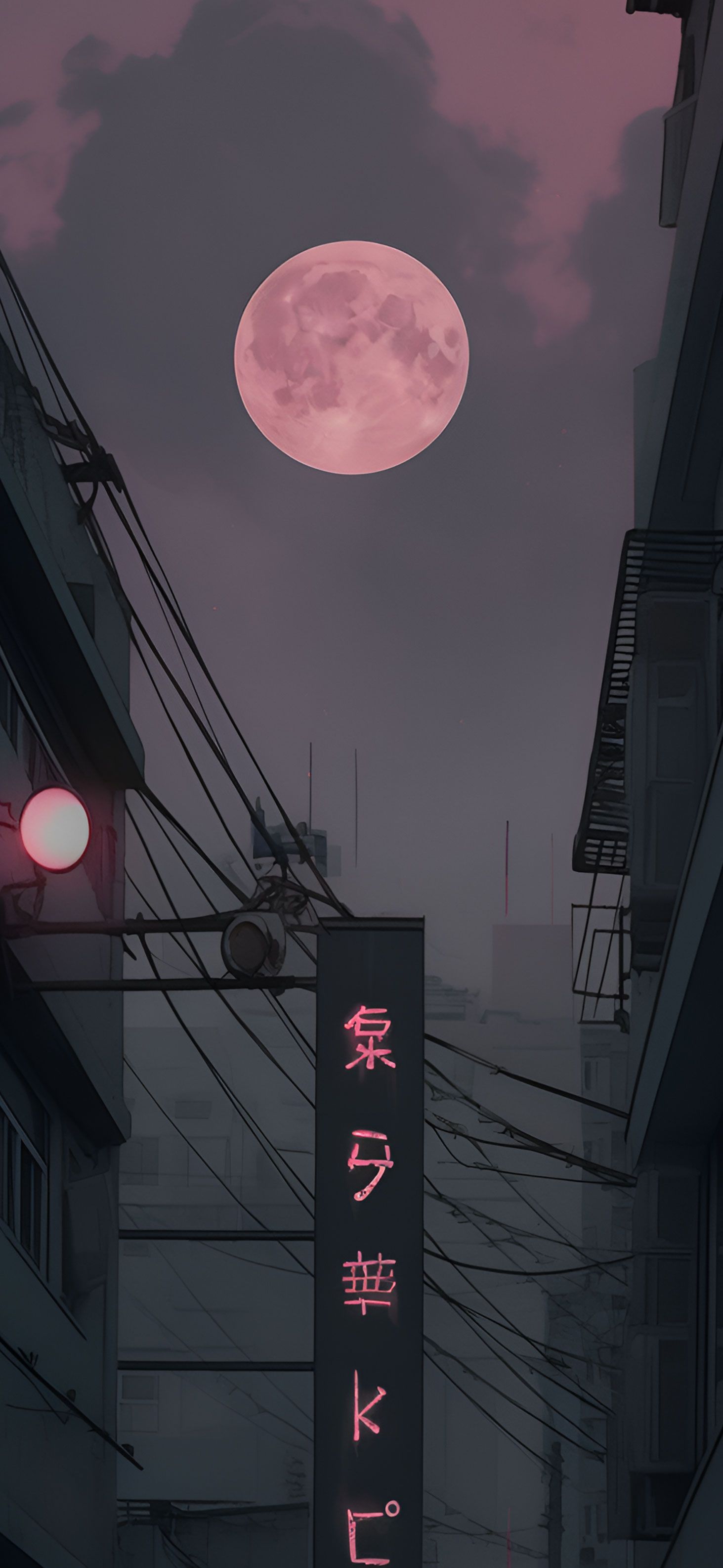 Anime Moon Wallpapers 4k Hd Anime Moon Backgrounds On Wallpaperbat