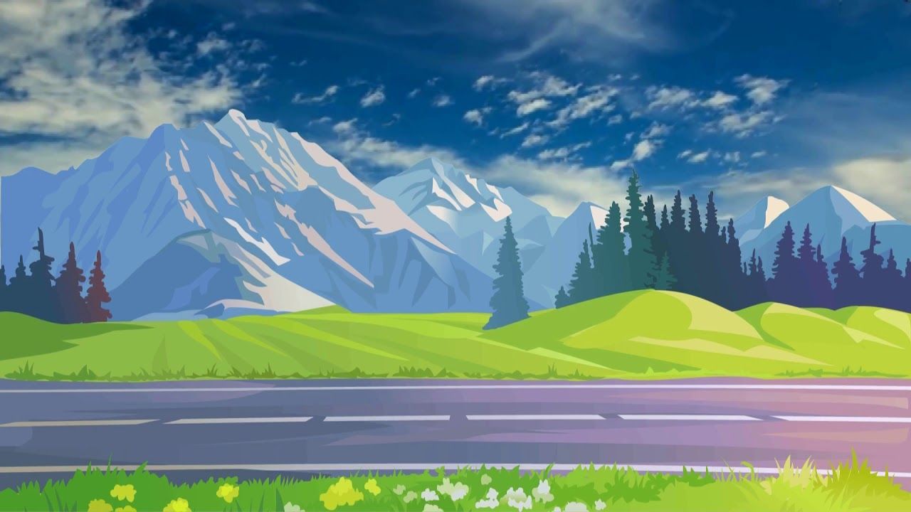 Galeri Cartoon Landscape Wallpaper 4k Jpg 4Kwallpaperblue