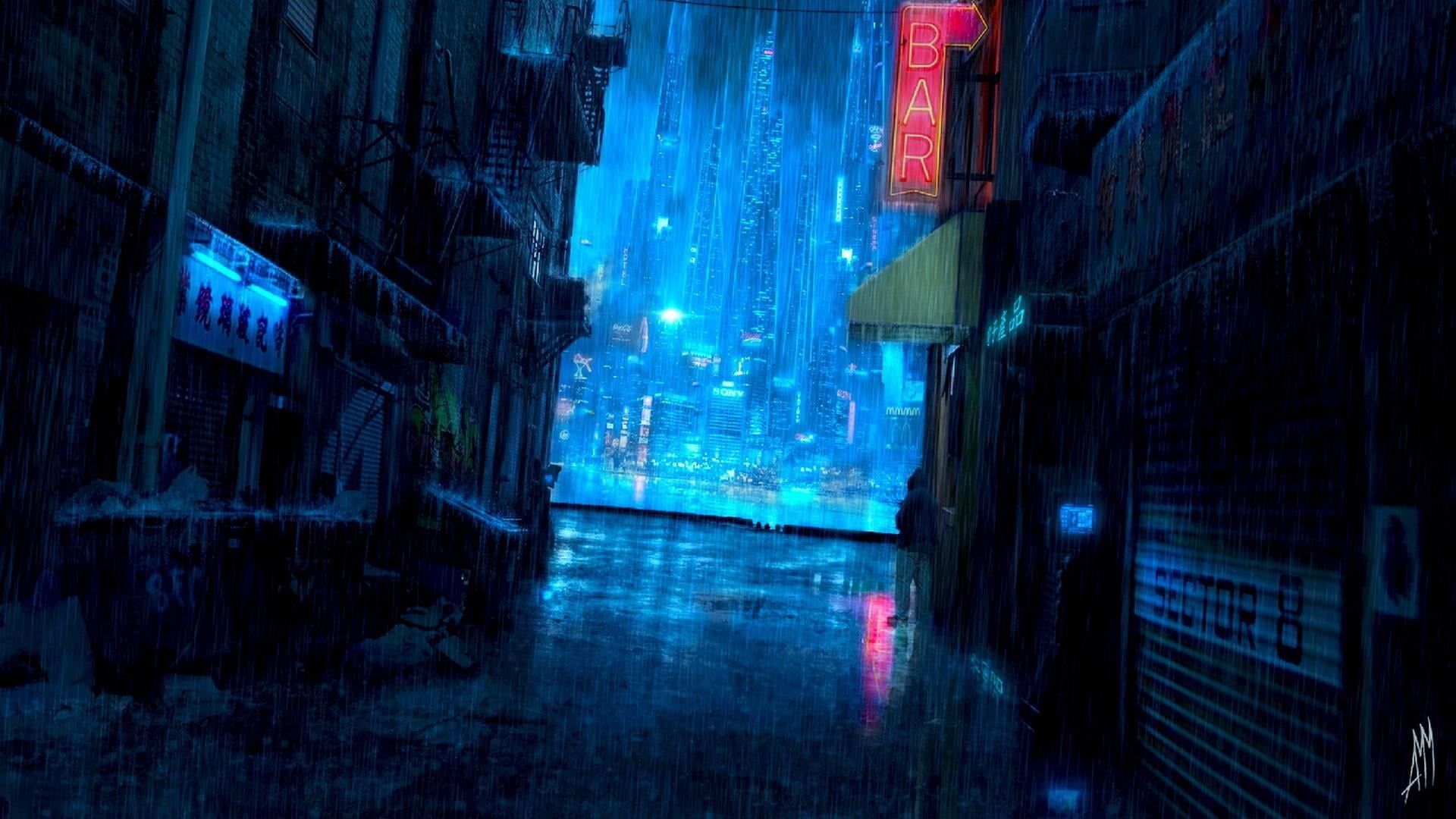 Anime Rain Wallpapers 4k Hd Anime Rain Backgrounds On Wallpaperbat