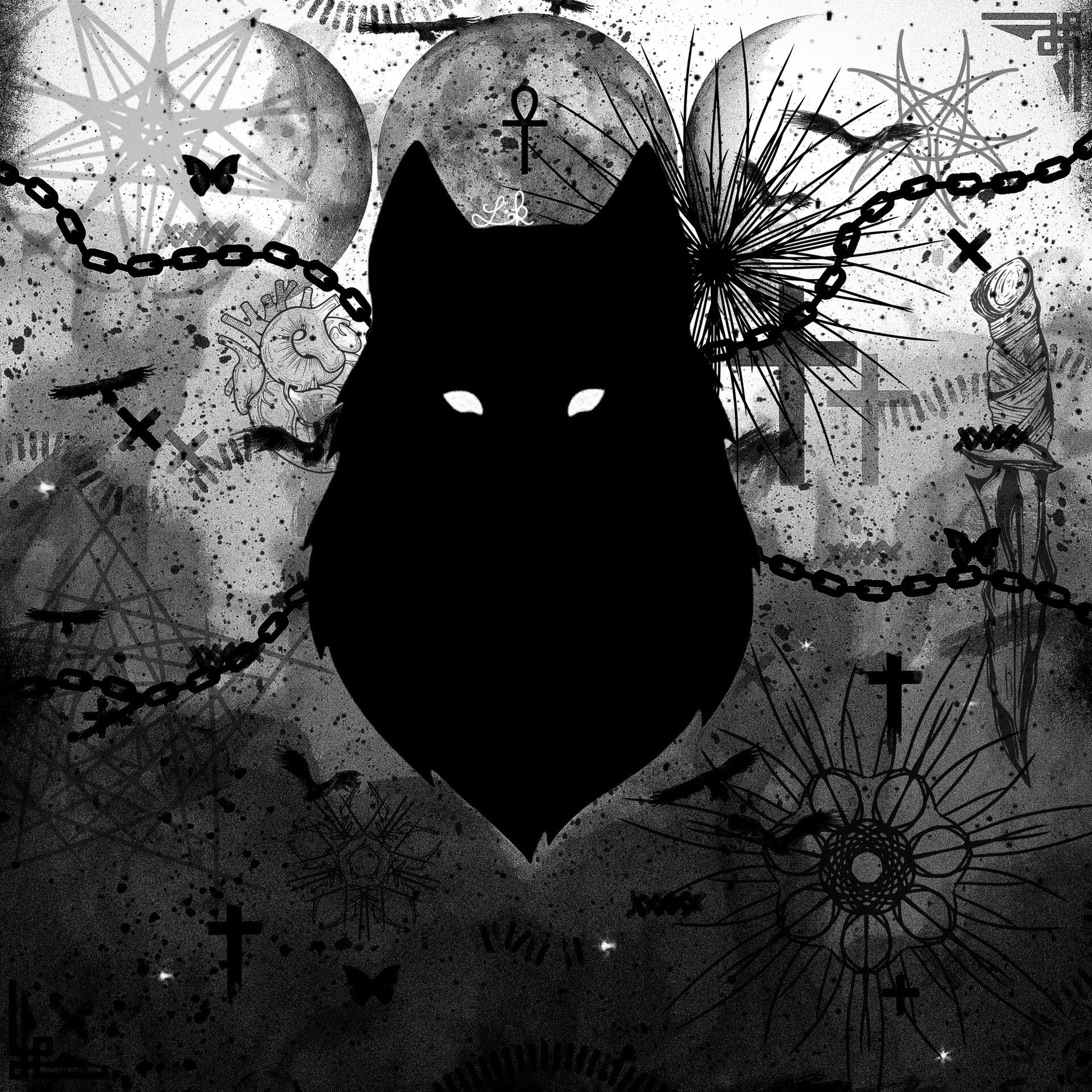 Dark Wolf Wallpapers 4k Hd Dark Wolf Backgrounds On Wallpaperbat