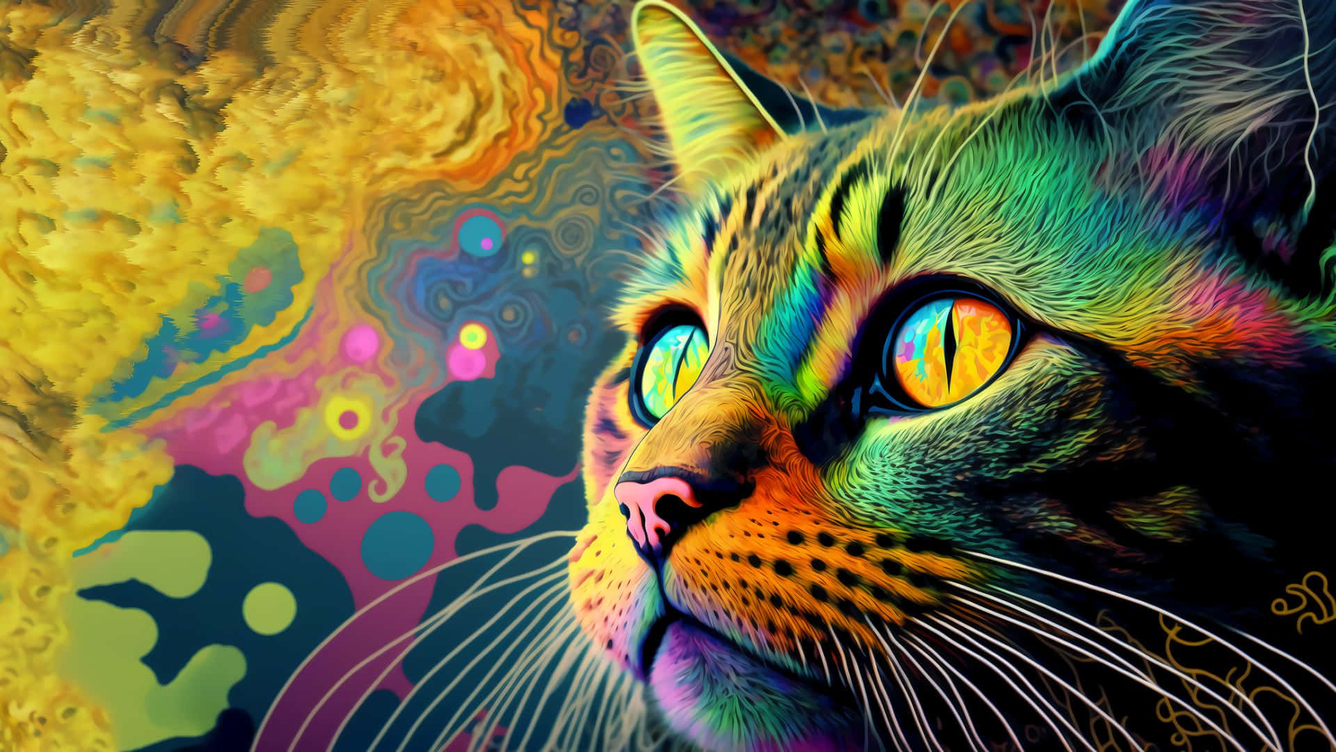Rainbow Cat Wallpapers 4k Hd Rainbow Cat Backgrounds On Wallpaperbat