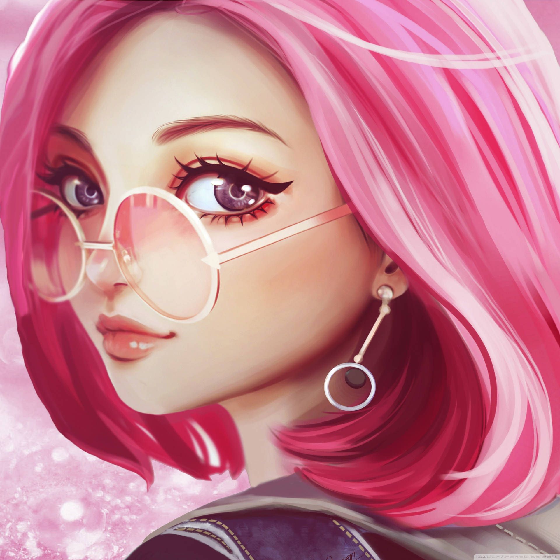 Pink Girl Wallpapers 4k Hd Pink Girl Backgrounds On Wallpaperbat