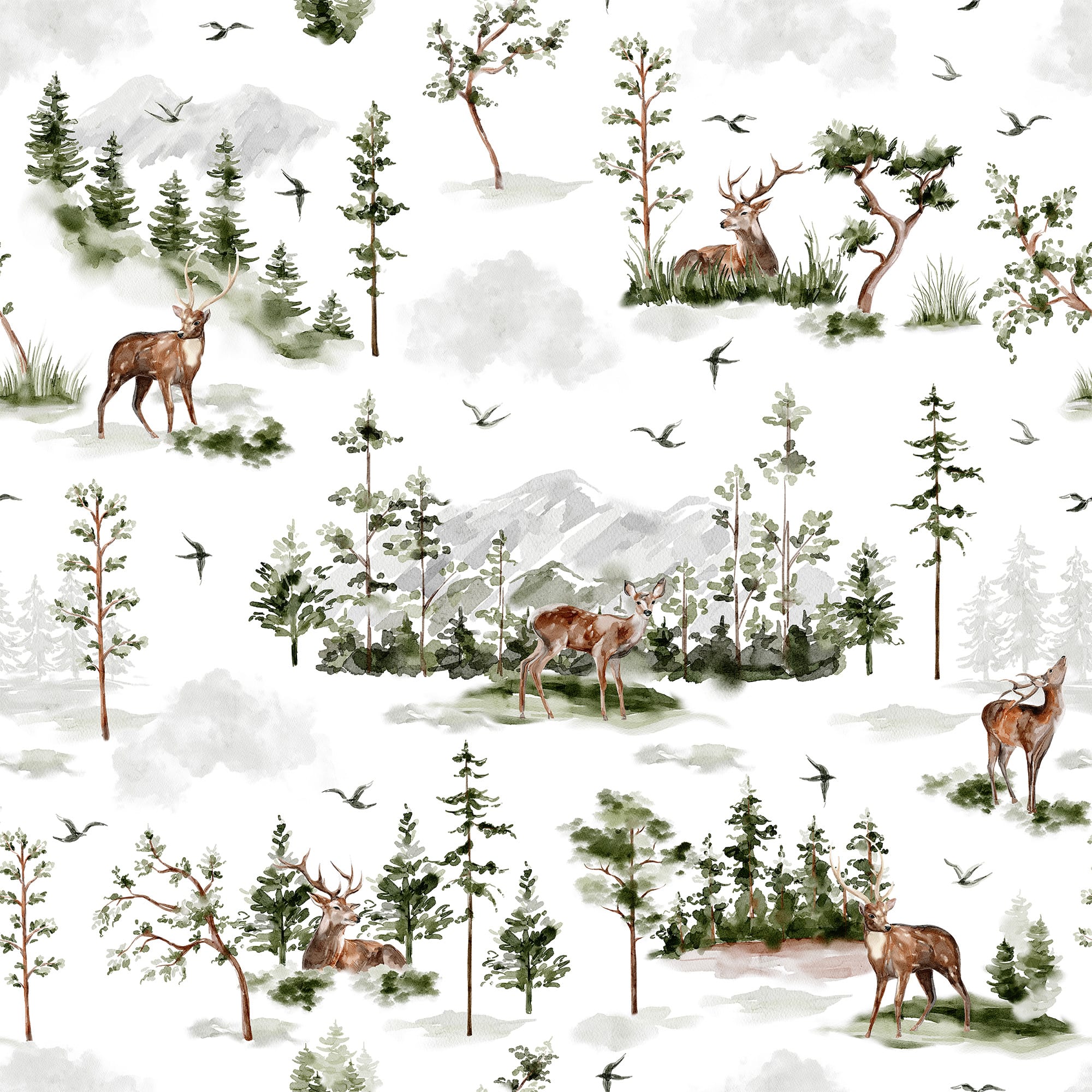 Deer In Forest Wallpapers 4k Hd Deer In Forest Backgrounds On
