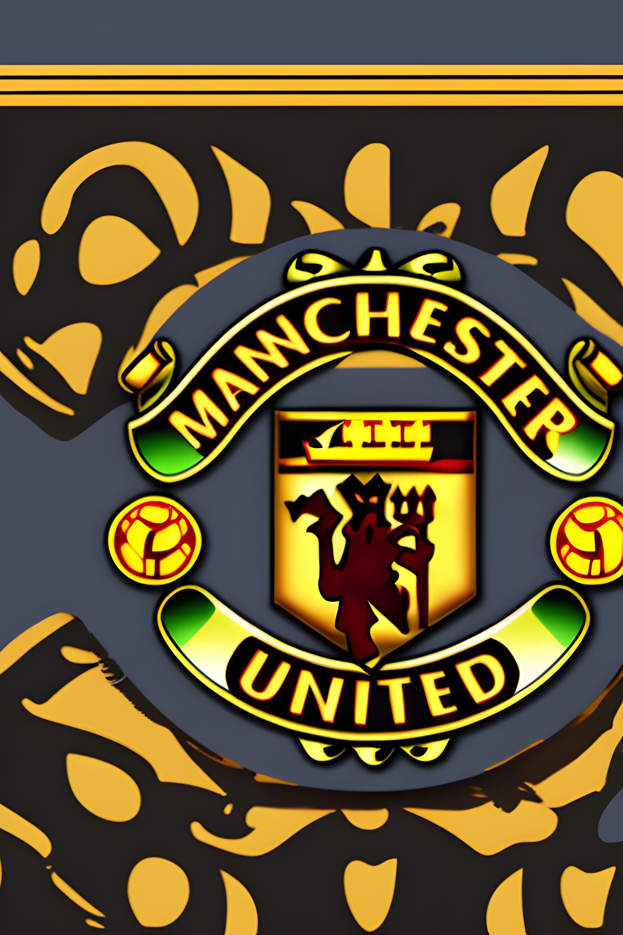 Manchester United Logo Wallpapers 4k Hd Manchester United Logo Backgrounds On Wallpaperbat